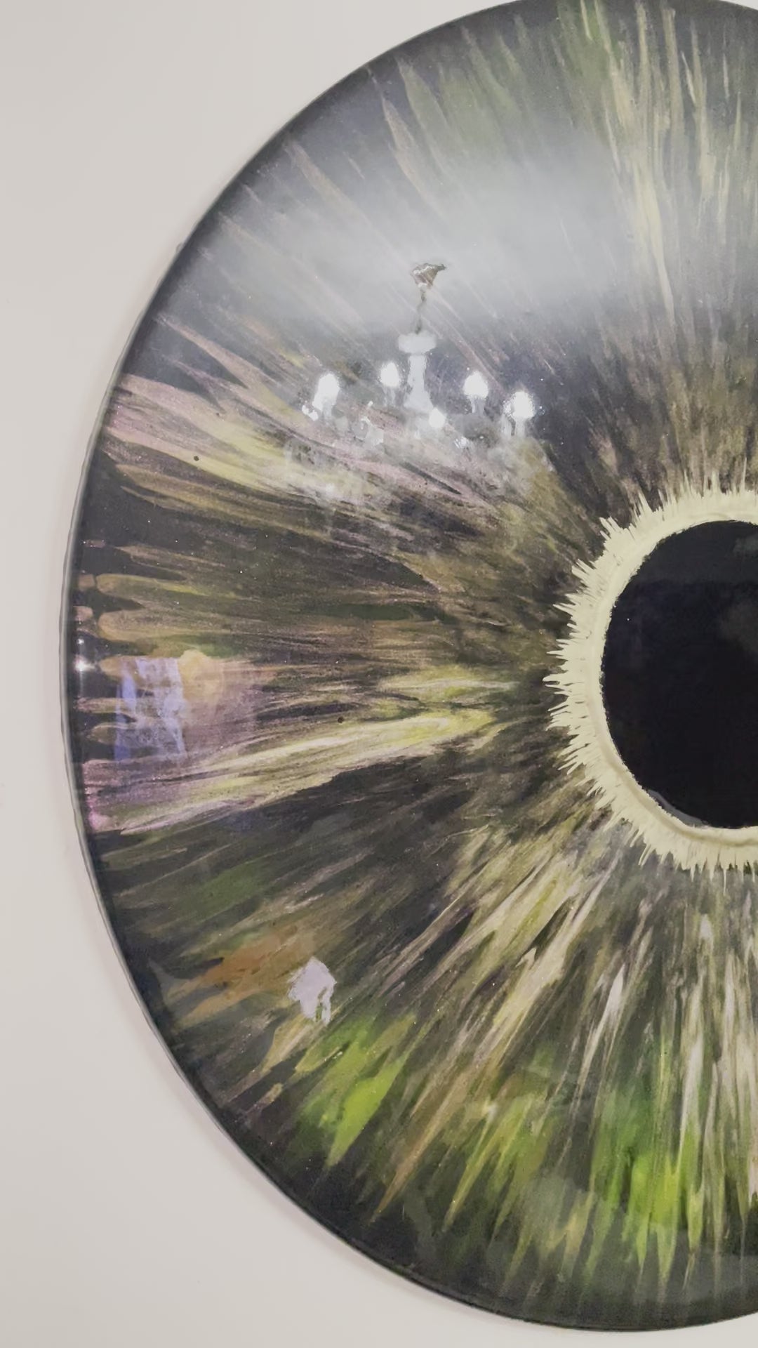 RESIN ART Iris - Color Shift wall art ResinandRitesh